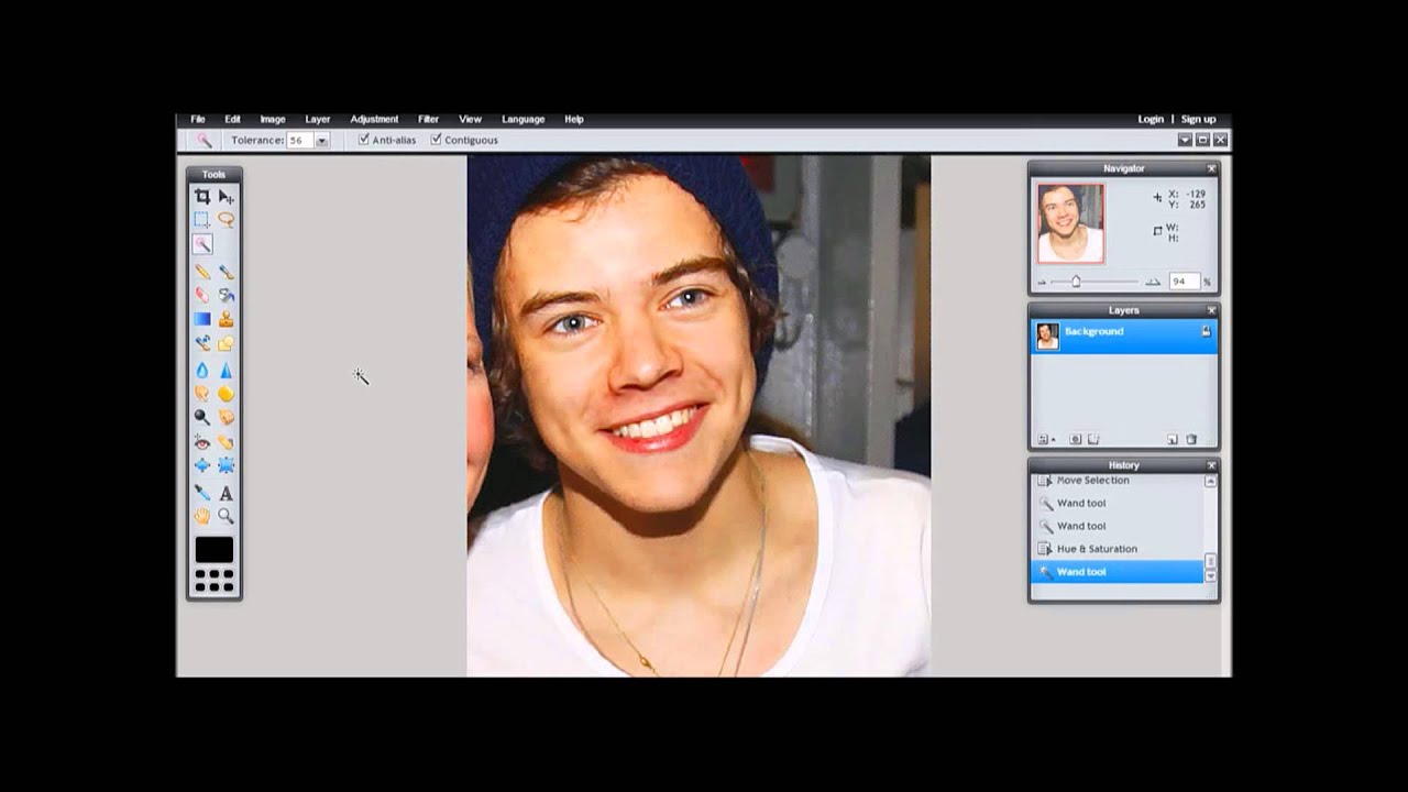 Harry Styles acne photoshop - YouTube