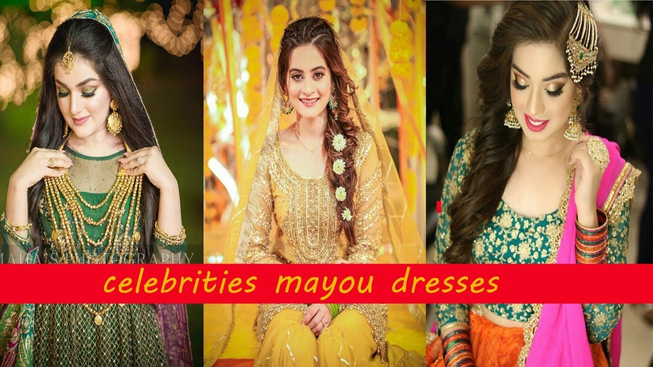 Some Mayou Dresses Of Celebrities || By Zeenia Fashion Ideas - YouTube