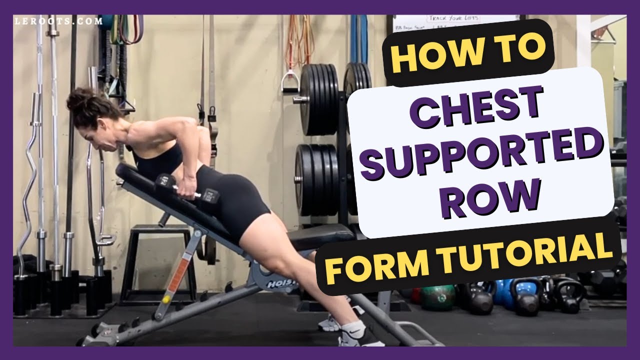 Dumbbell Chest Supported Row / Bent Over Row | Exercise Tutorial - YouTube