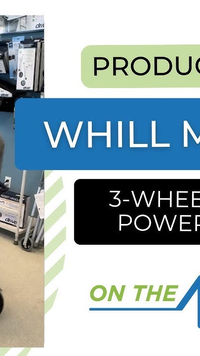 WHILL Model Ri 3 Wheel Mobility Power Scooter Demo - YouTube