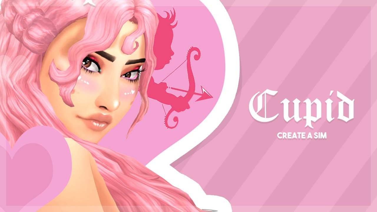 The Sims 4: Create a Sim - Cupid Inspired 💘 ((CC LINKS SOON)) - YouTube