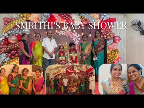 SMRITHI'S💞 BABY SHOWER 🤰🏻😘🥰🎉Esther Chithi's அக்கா மகள் வளைகாப்பு🤩🥳BOY⭐ ...