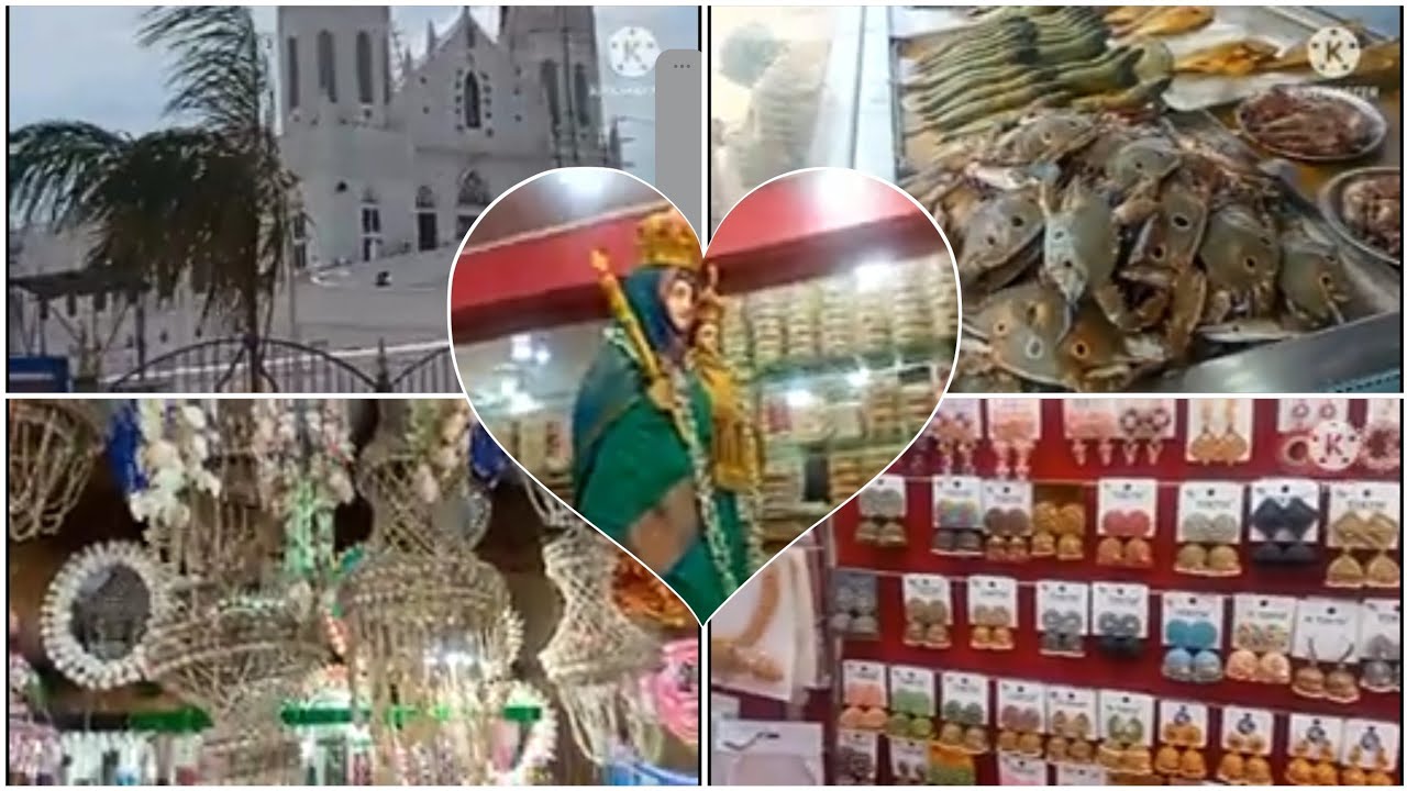 velankanni beach⛱️ ,church ⛪and shopping🎊 - YouTube