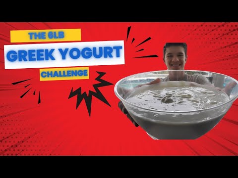 The 6lb Greek Yogurt Challenge - YouTube
