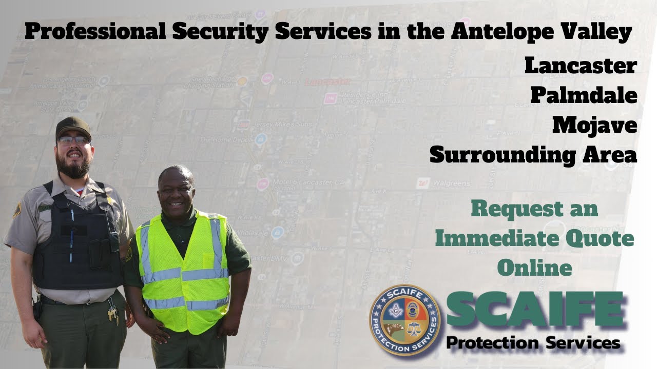 🔒 Professional Security Services in Lancaster & Palmdale | Scaife ...