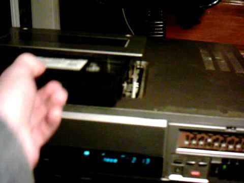 My old top loading VCR - YouTube
