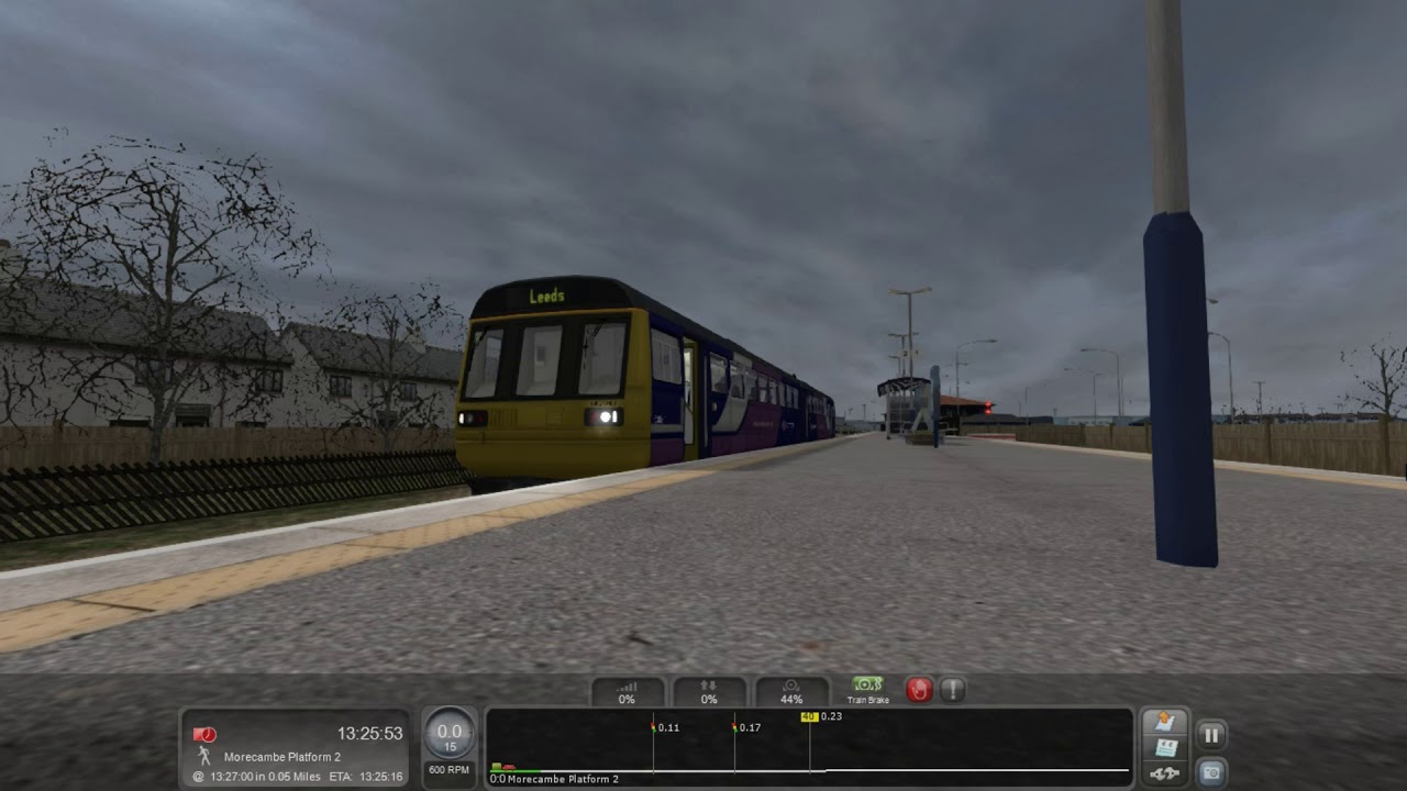Train Simulator Class 142 Heysham to Carnforth via Lancaster - YouTube