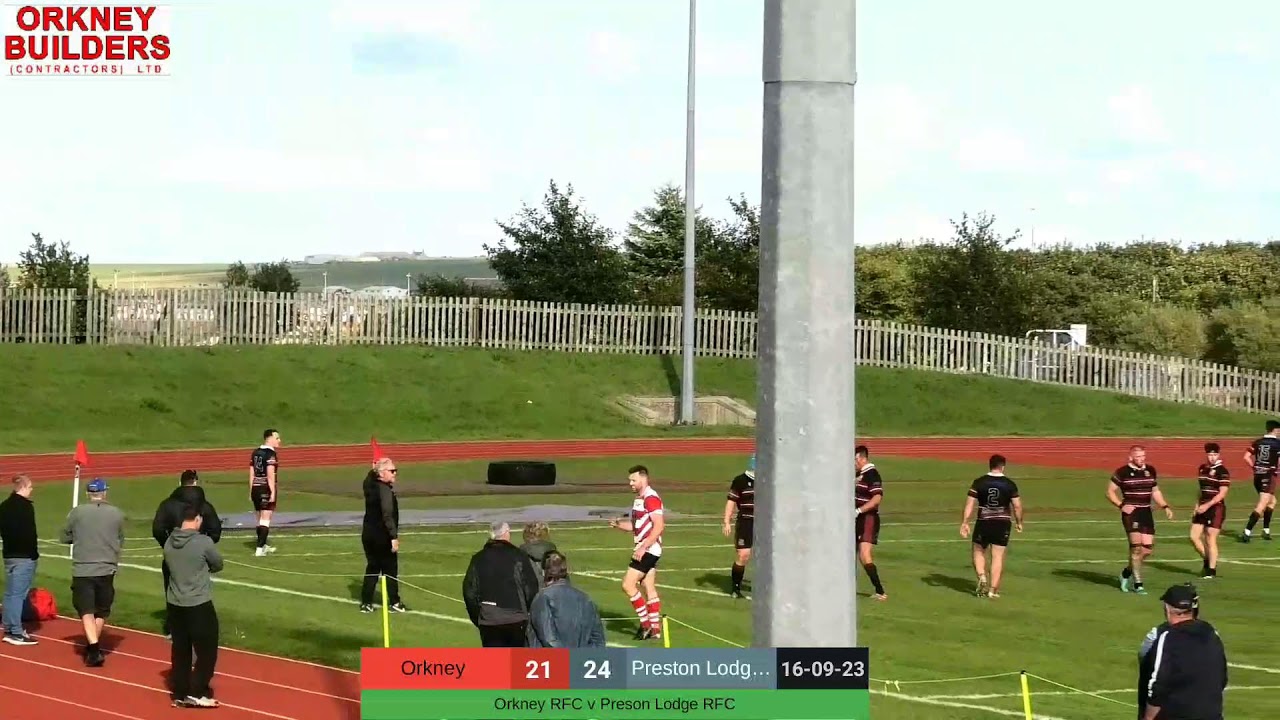 Orkney RFC v Preston lodge RFC - YouTube