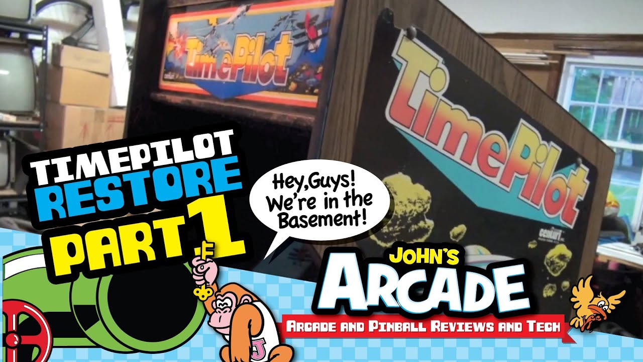 Centuri Time Pilot 1982 Arcade Game Konami - RESTORE PART 1 - YouTube