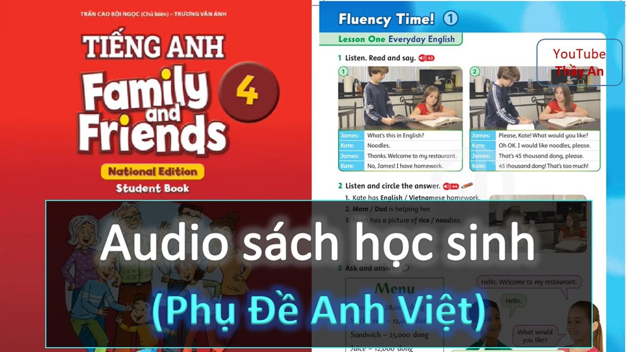 FLUENCY TIME! 1 | Audio I Tiếng Anh 4 Family and Friends National mới 2023 - YouTube