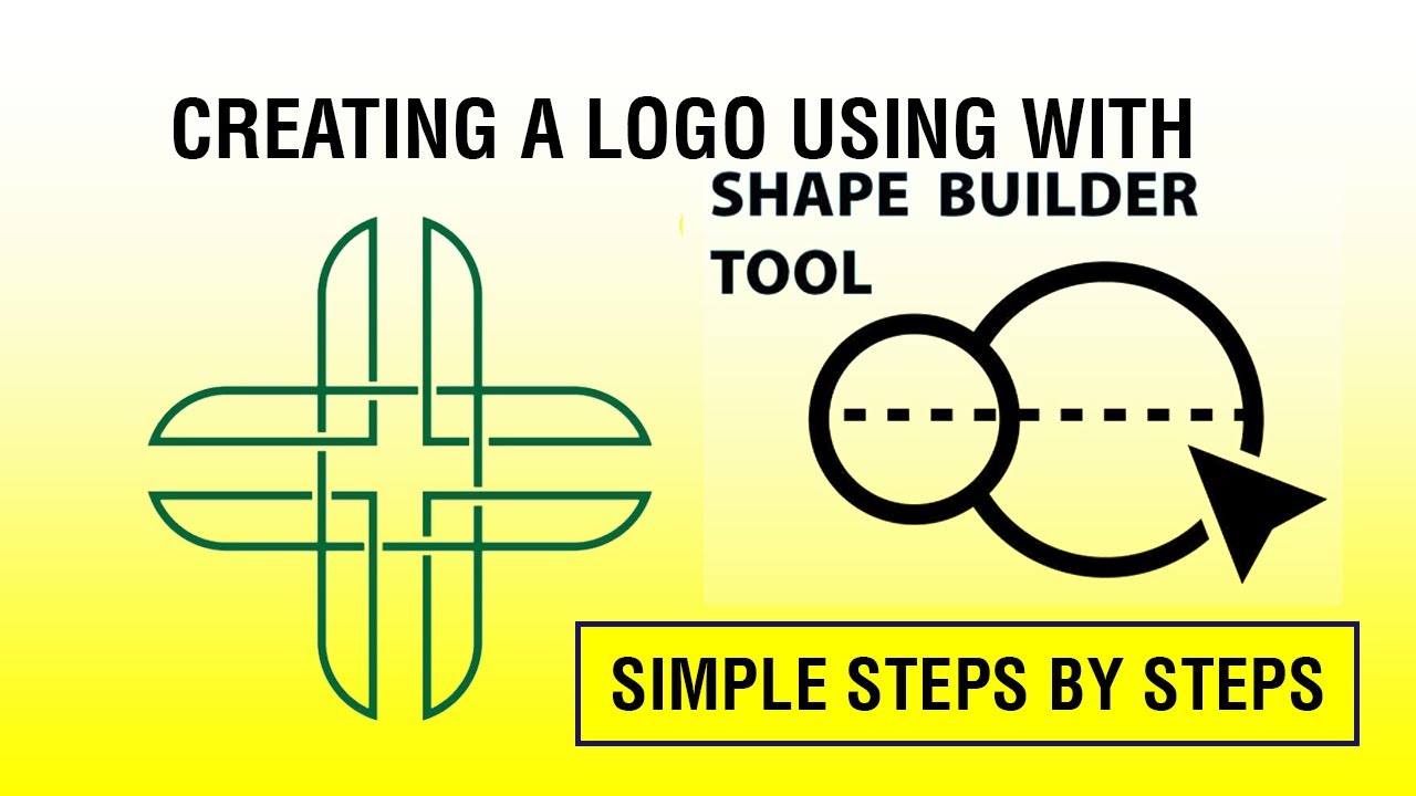 D1| The Shape Builder Tool | Logo Design | Adobe Illustrator Tutorial | - YouTube
