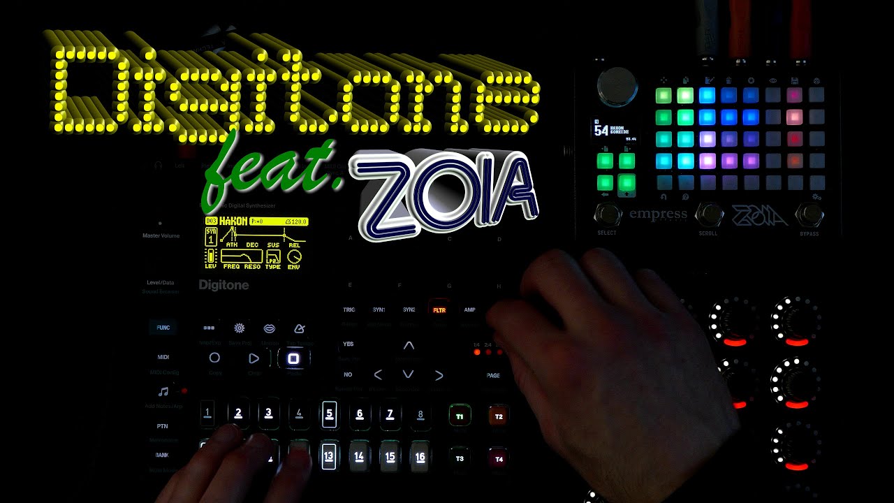Music: Elektron Digitone Zoia LFO Experimentation (Vortex) - YouTube