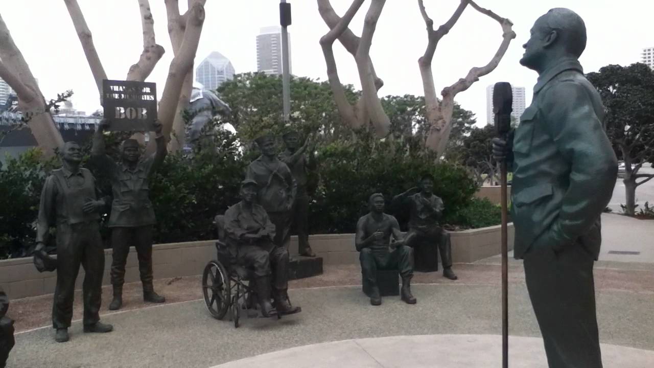 Bob Hope Memorial San Diego - YouTube