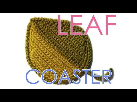 Fall Colors In Your Home With This Lovely Leaf Coaster Pattern