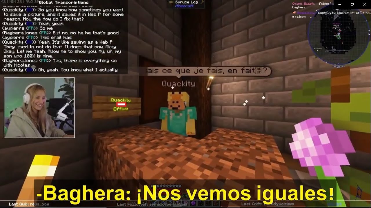 Baghera pregunta a Quackity por qué tiene su misma skin: "¿Eres un ...