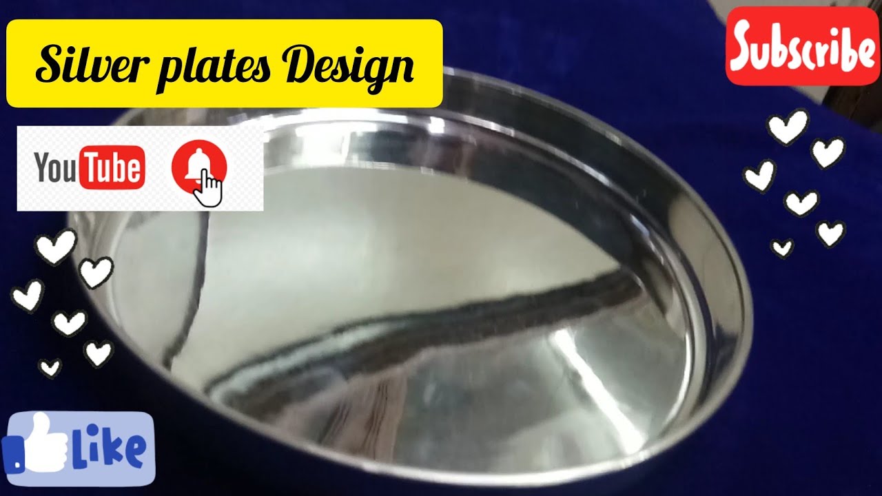 silver plates design with weight and price | plates in silver ...
