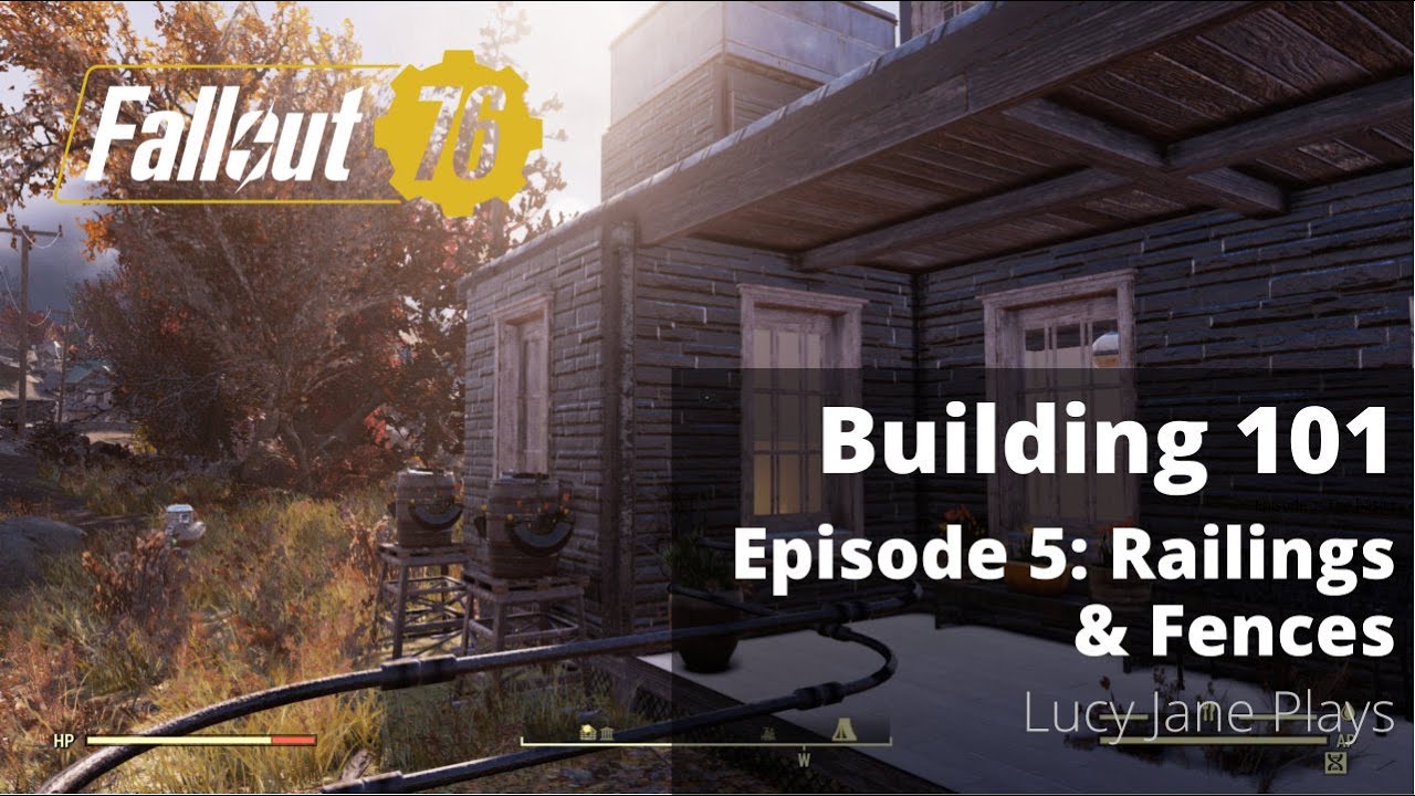 Fallout 76 - Building 101 - Railings and Fences - YouTube