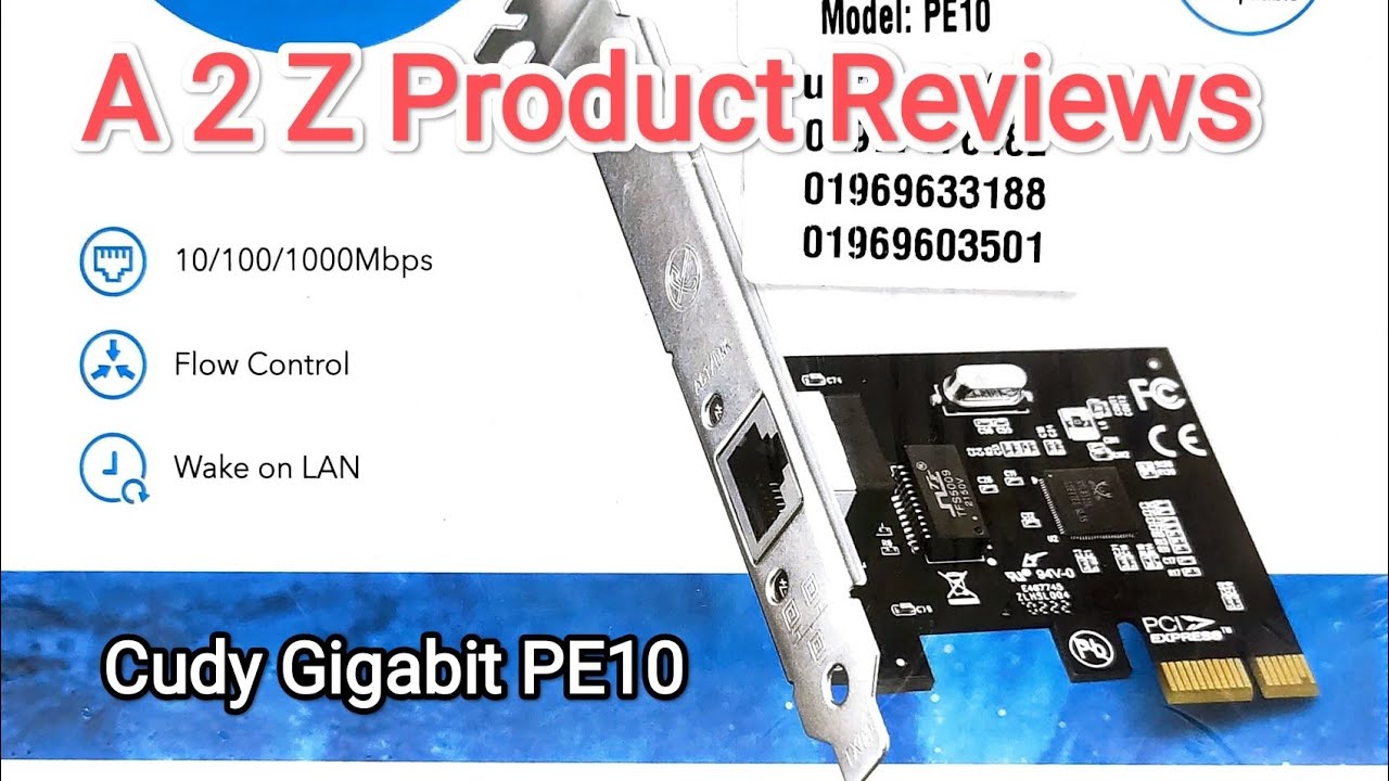 Cudy Gigabit PE10 PCI Express Network Adapter - এক্সপ্রেস নেটওয়ার্ক ...