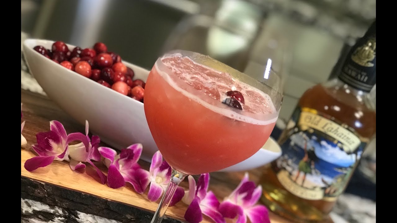 'Getting Saucy' Thanksgiving Cocktail with Old Lahaina Rum - Pau Hana ...