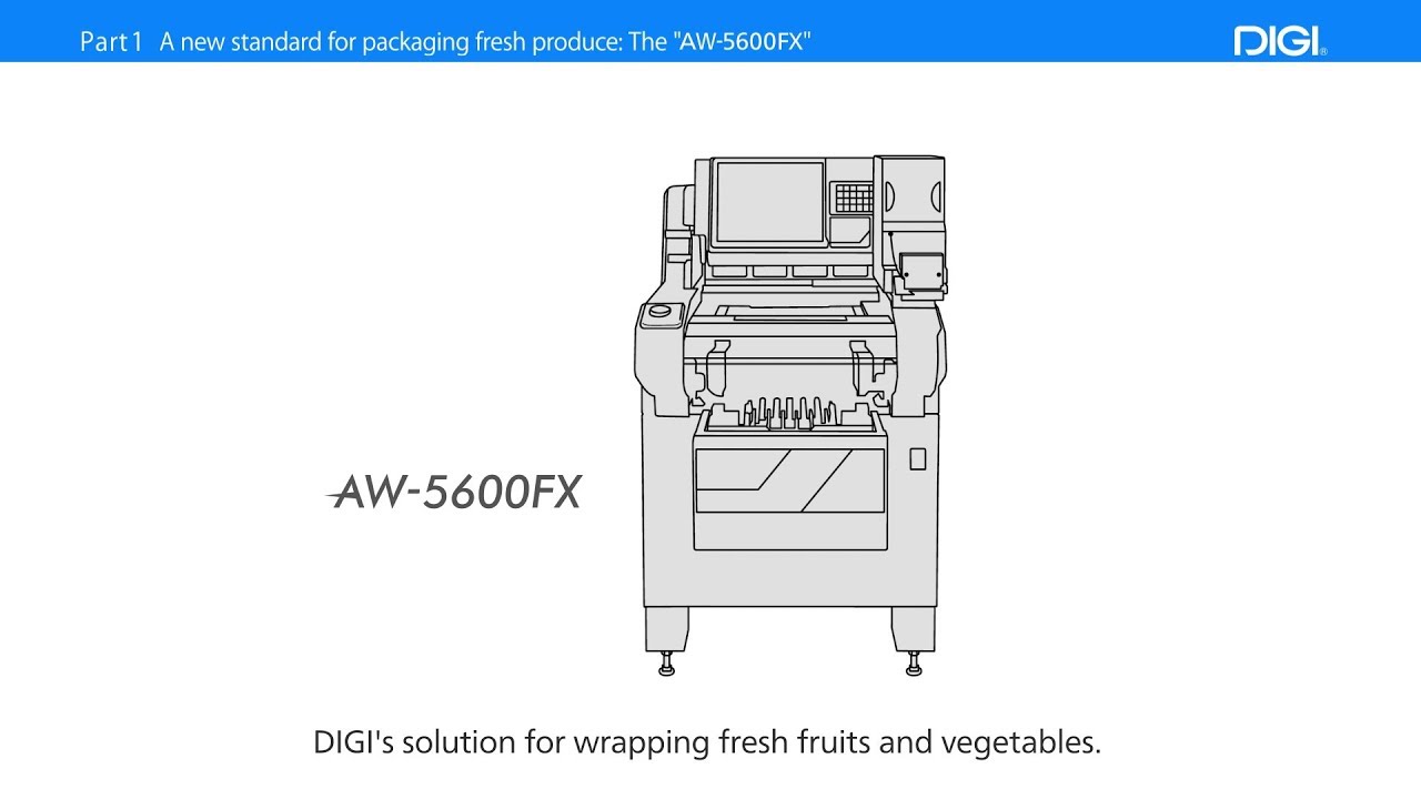 A new standard for packaging fresh produce: The "AW-5600FX" - YouTube
