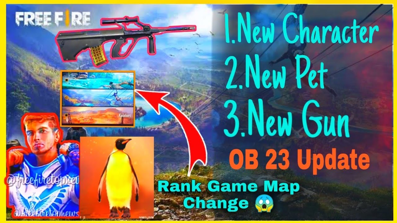 Free Fire OB23 Update Full Details//New Pet,New Character,New Weapon ...