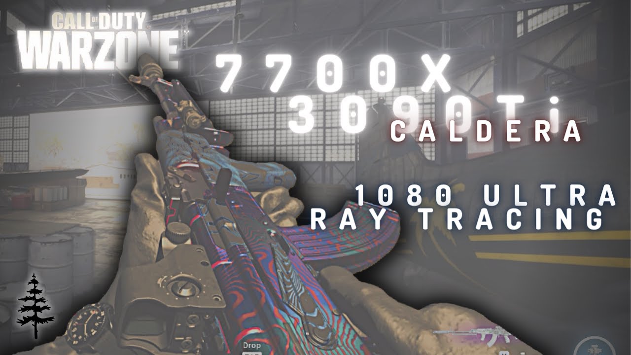 7700X + 3090 Ti 1080P Ultra Ray Tracing Warzone, Samsung Odyssey G7 ...