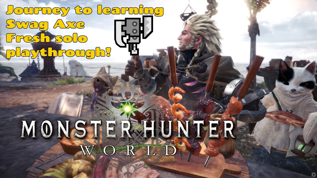 MH: World - We're at HR! Learning how to Switch Axe! Fresh Playthrough ...