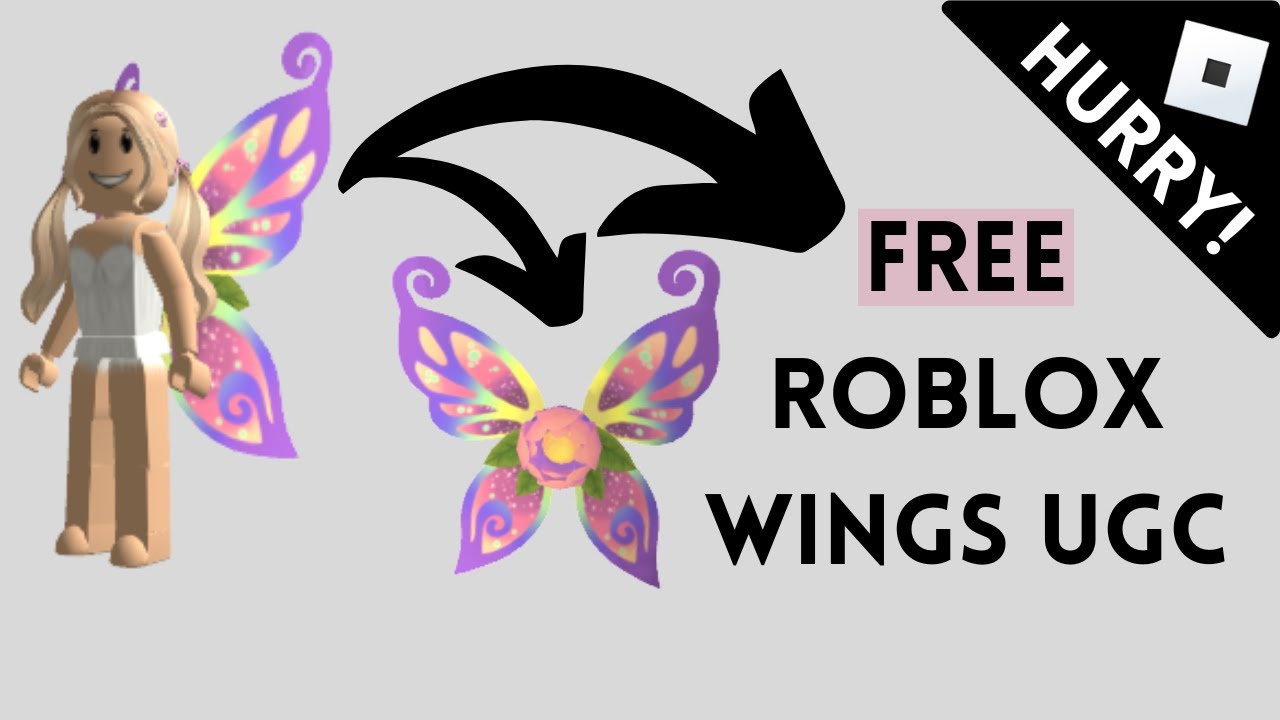 [HURRY] FREE ROBLOX WINGS UGC - YouTube