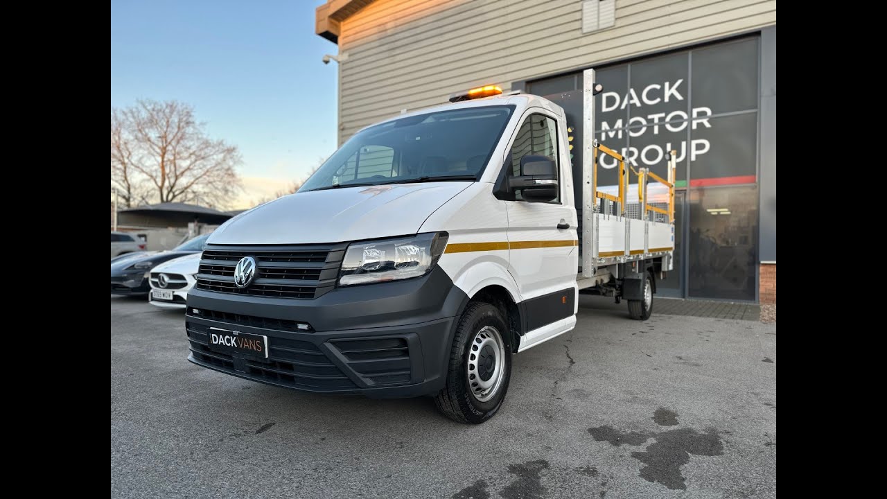 2024 Volkswagen Crafter 177ps FWD Dropside Traffic Management, Tail ...