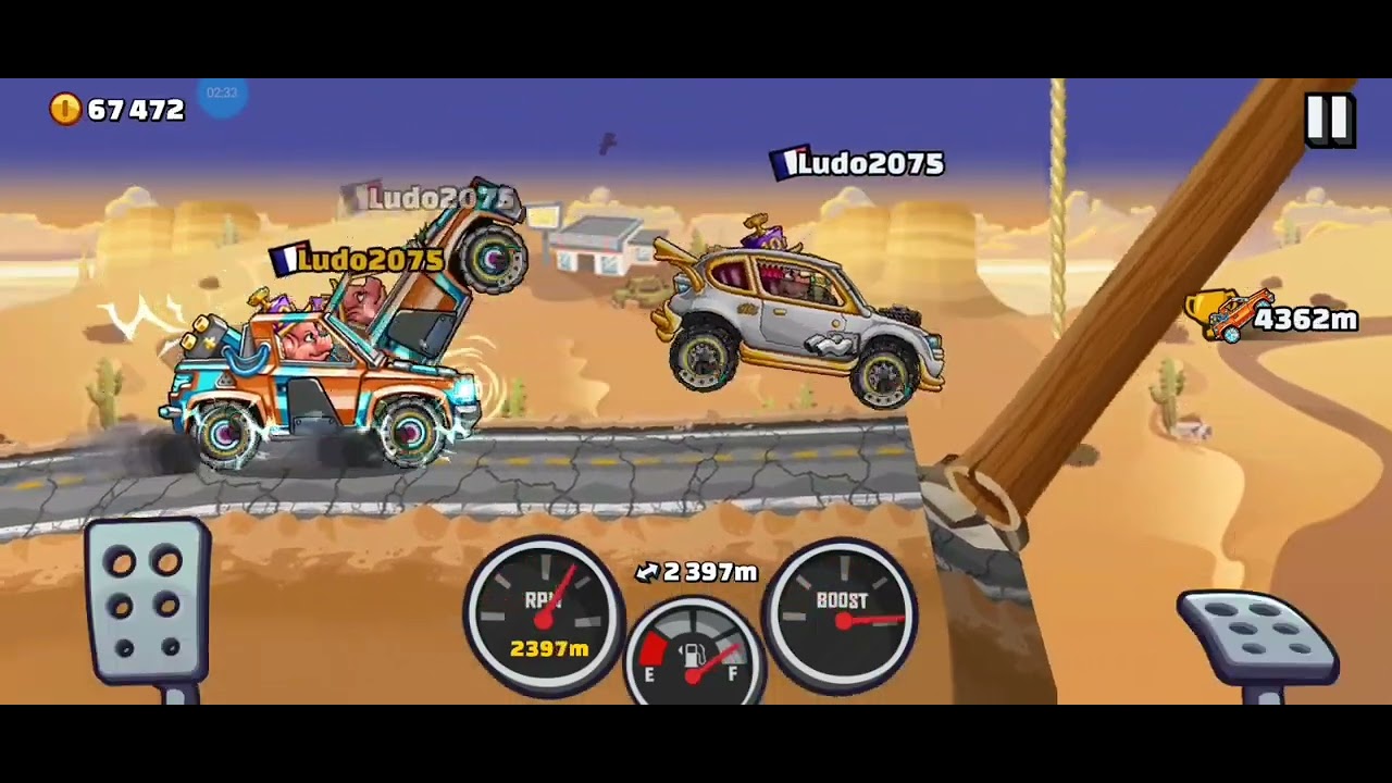 HCR2 | 6751m with CC-EV in Desert Valley - YouTube