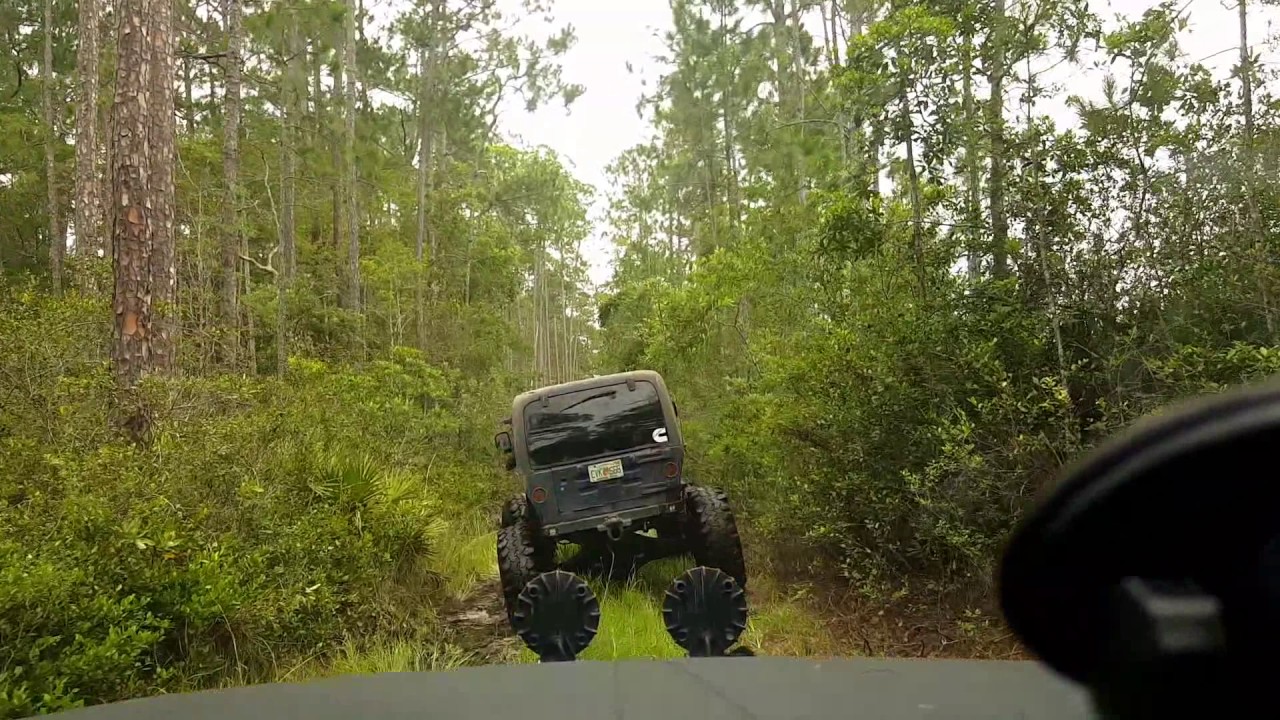 trail riding with the jeep freaks - YouTube