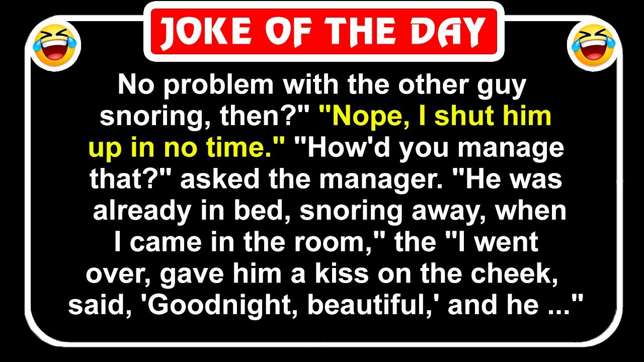 JOKES OF THE DAY 🤣 Nope, I shut him up in no time. | Funny Daily Jokes ...