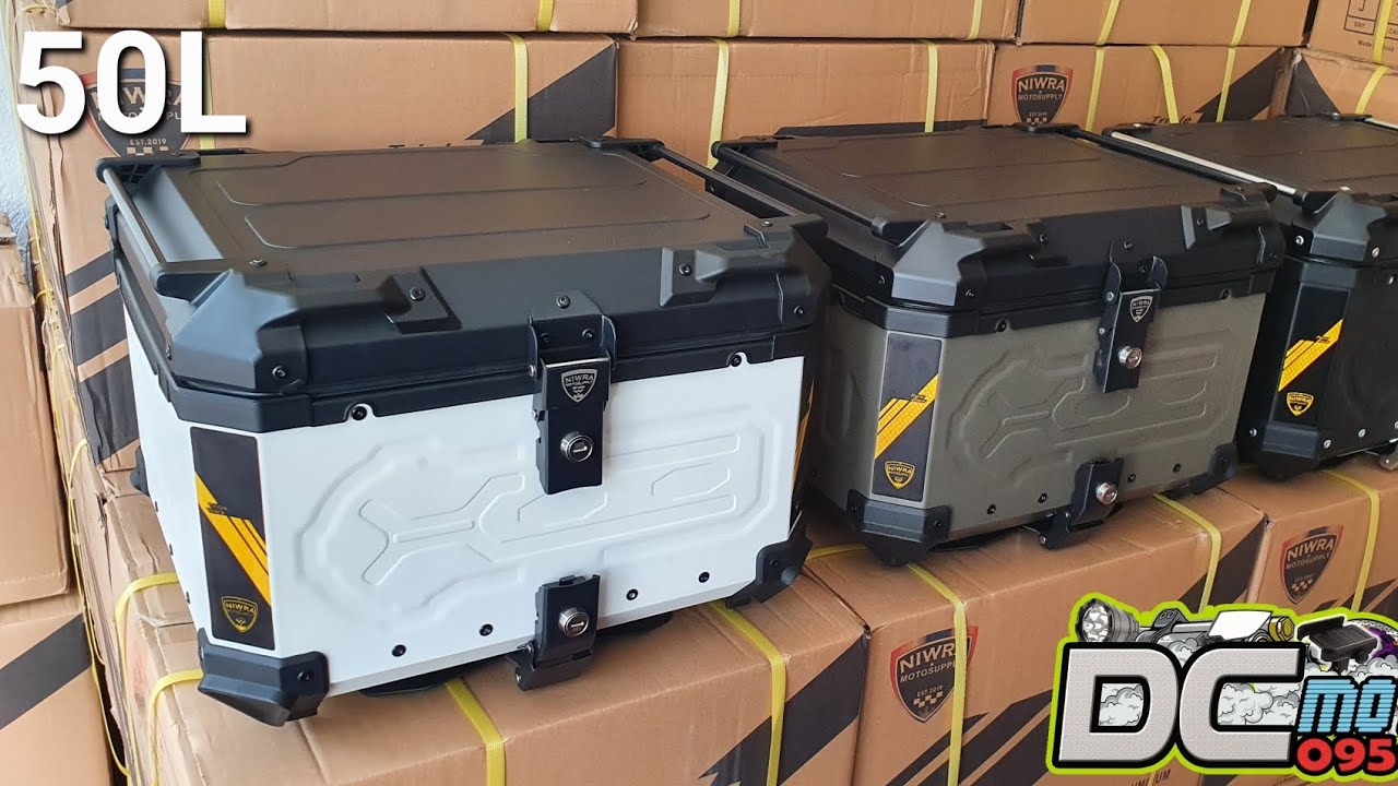 Niwra 50L (BMW SERIES) MALUPI5 AT MATIBAY NA ALLOY TOPBOX - YouTube