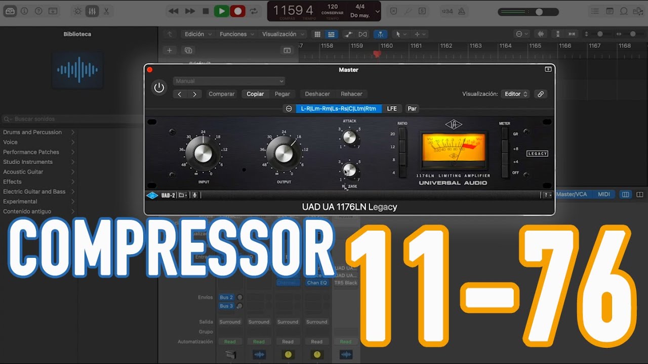 Compresor 1176 a detalle | Así se usa y configura - YouTube