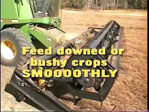 Cross Auger Kits for fluffy crop harvest - YouTube