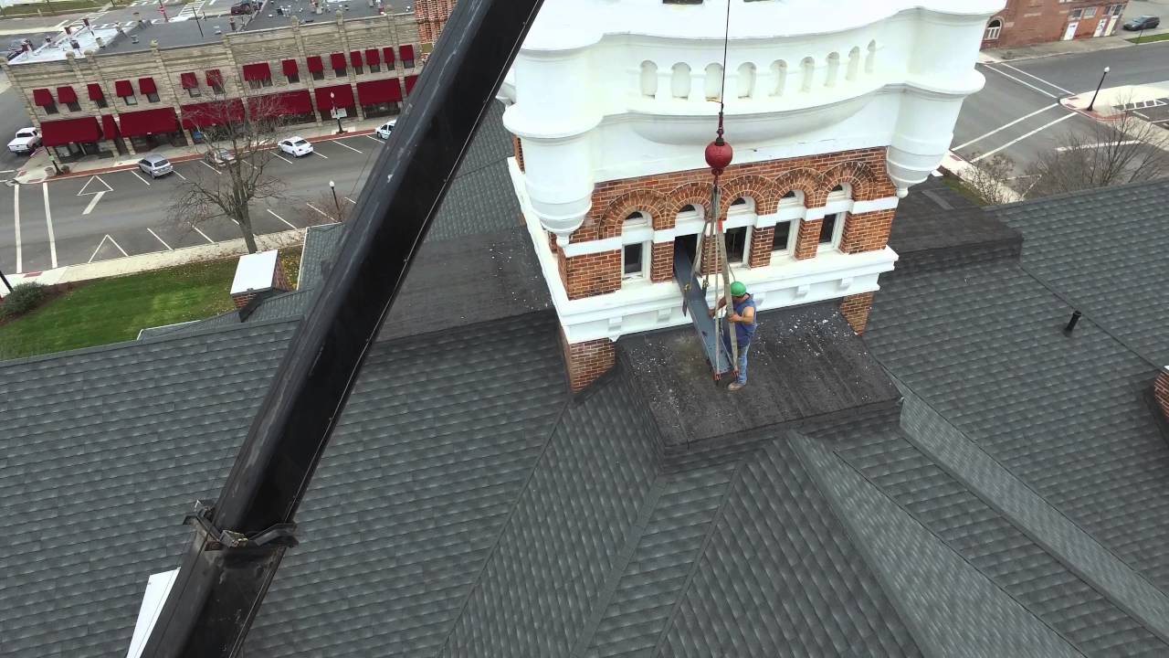 Paulding County Courthouse Dome Support Video - YouTube