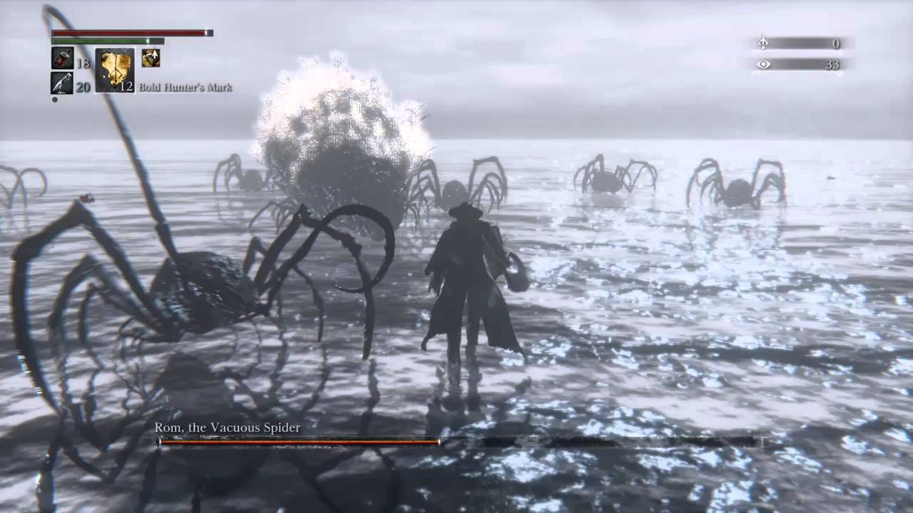 Bloodborne Rom boss fight - YouTube