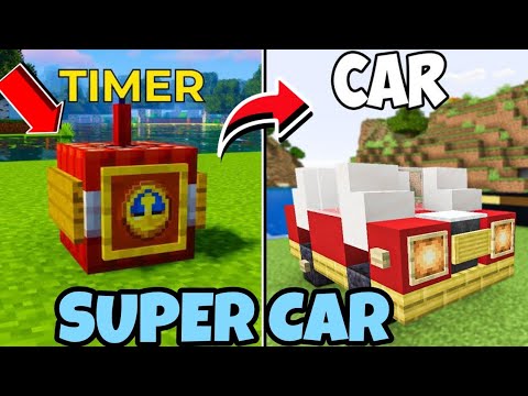 I Build Super Car Minecraft 1.20 - YouTube