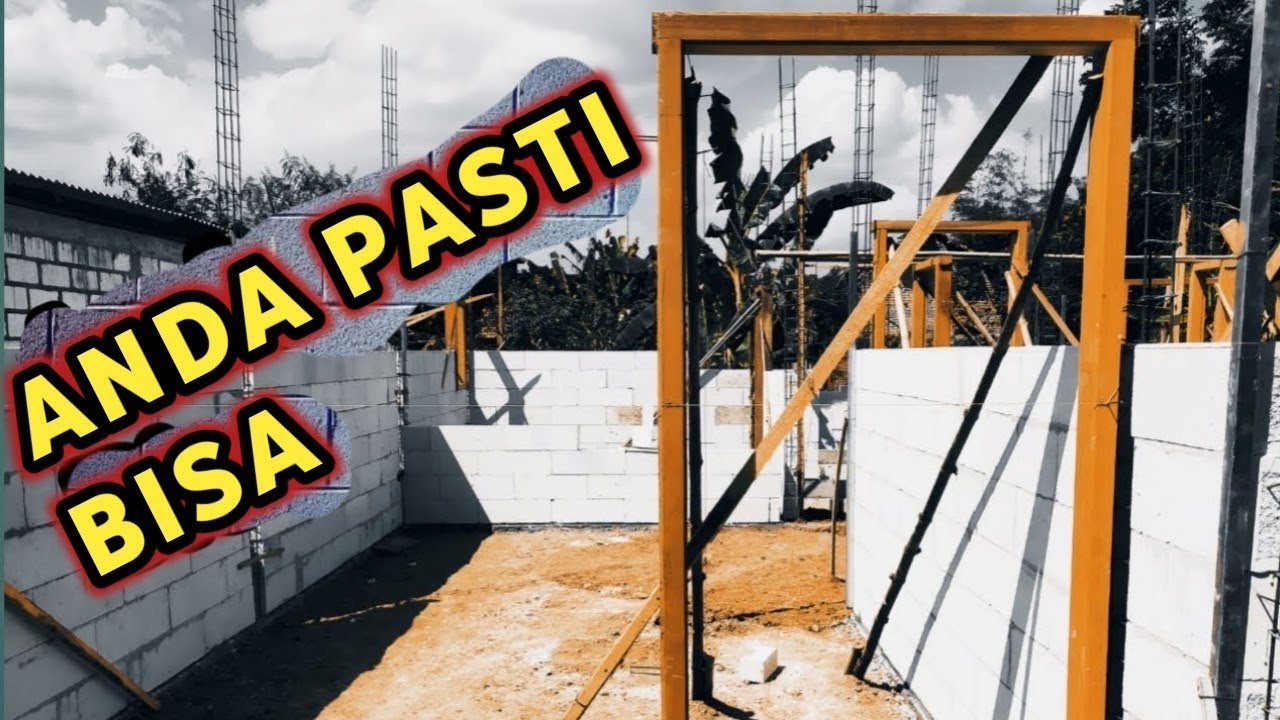 Cara pasang kusen pintu kayu - YouTube