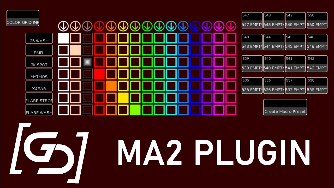 MA2 Plugin Update - Preset Grid Generator v2.5.0 - YouTube