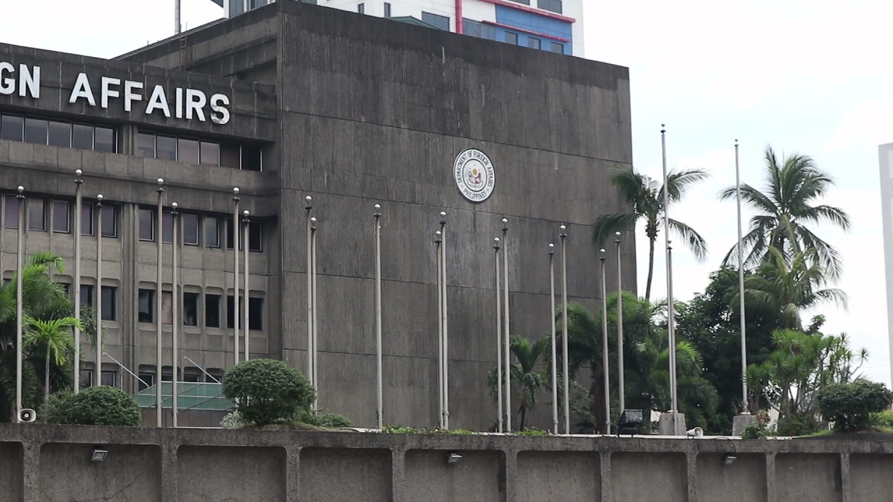 File footage - Department of Foreign Affairs (Roxas Boulevard, Pasay ...