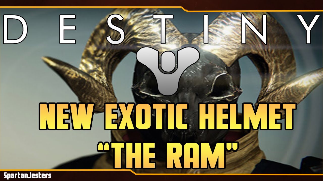Destiny - THE RAM! Exotic Warlock Helmet (House Of Wolves) - YouTube