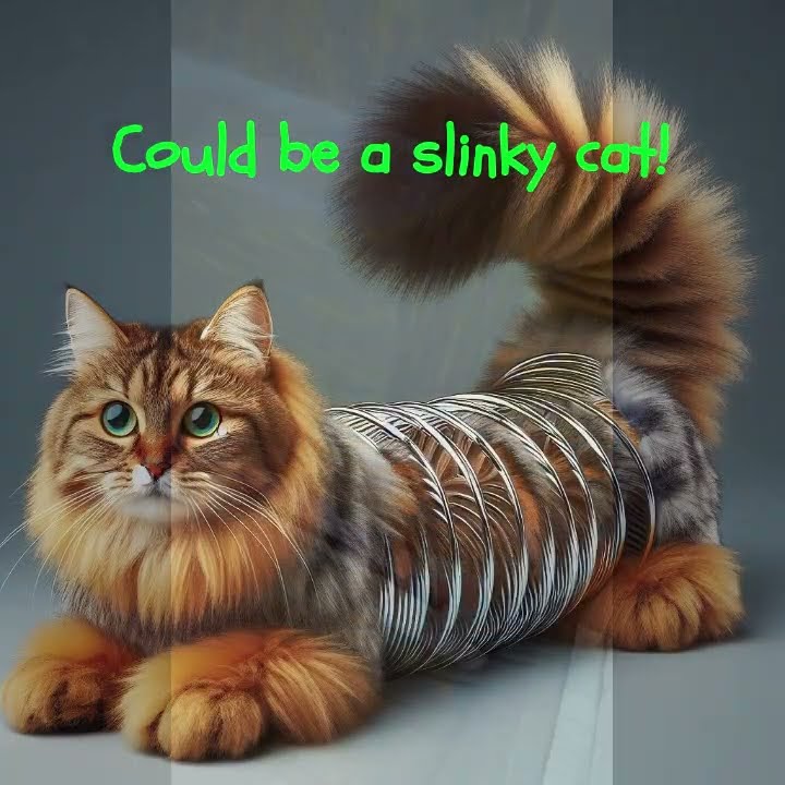 This Isn't A Cat, It's A Slinky! - YouTube