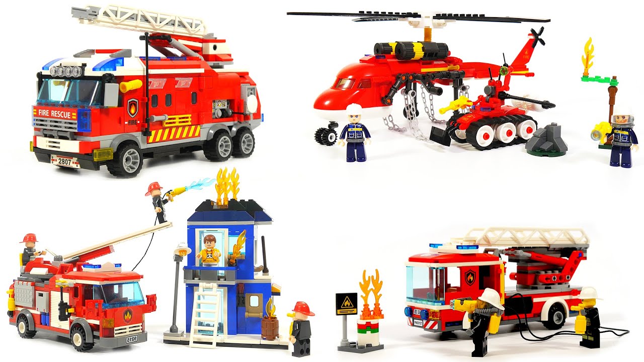 How to Build LEGO fire rescue - YouTube