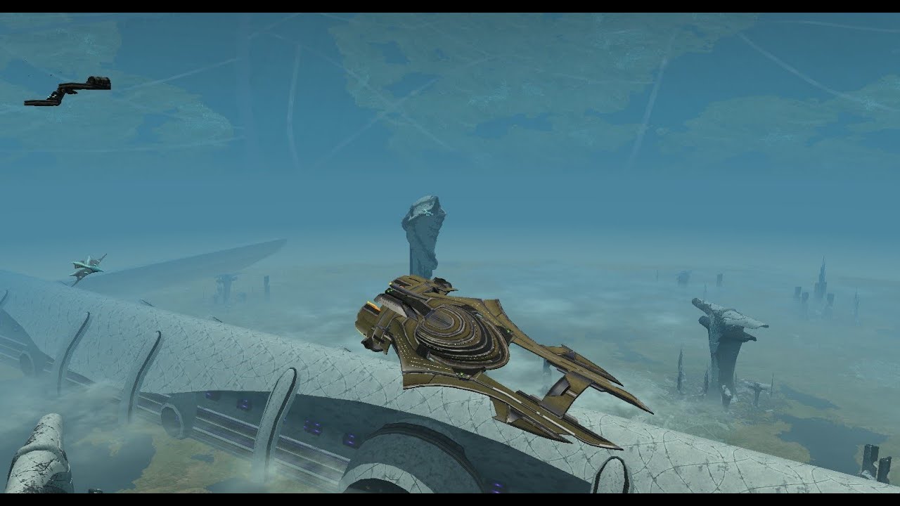 star trek online Xindi-Primate Ateleth Dreadnought Cruiser - YouTube