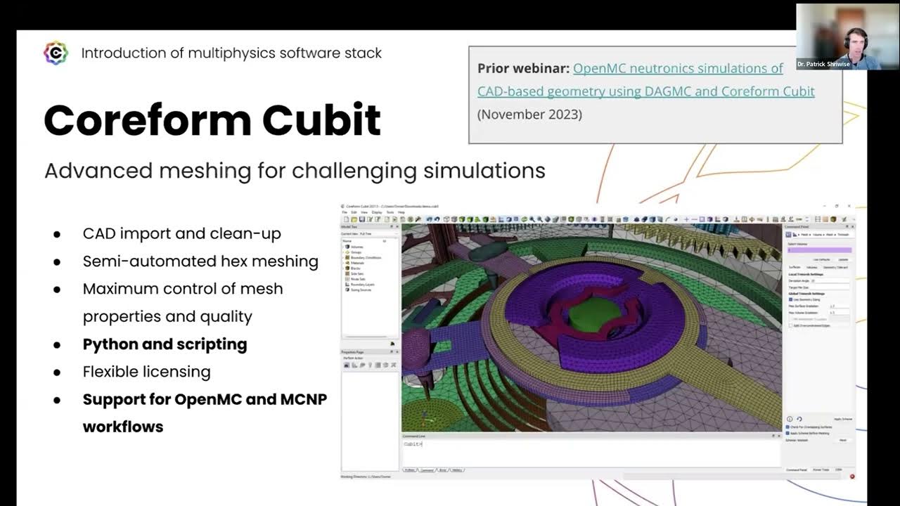 Why use Coreform Cubit as a preprocessor for nuclear multiphysics simulations - YouTube