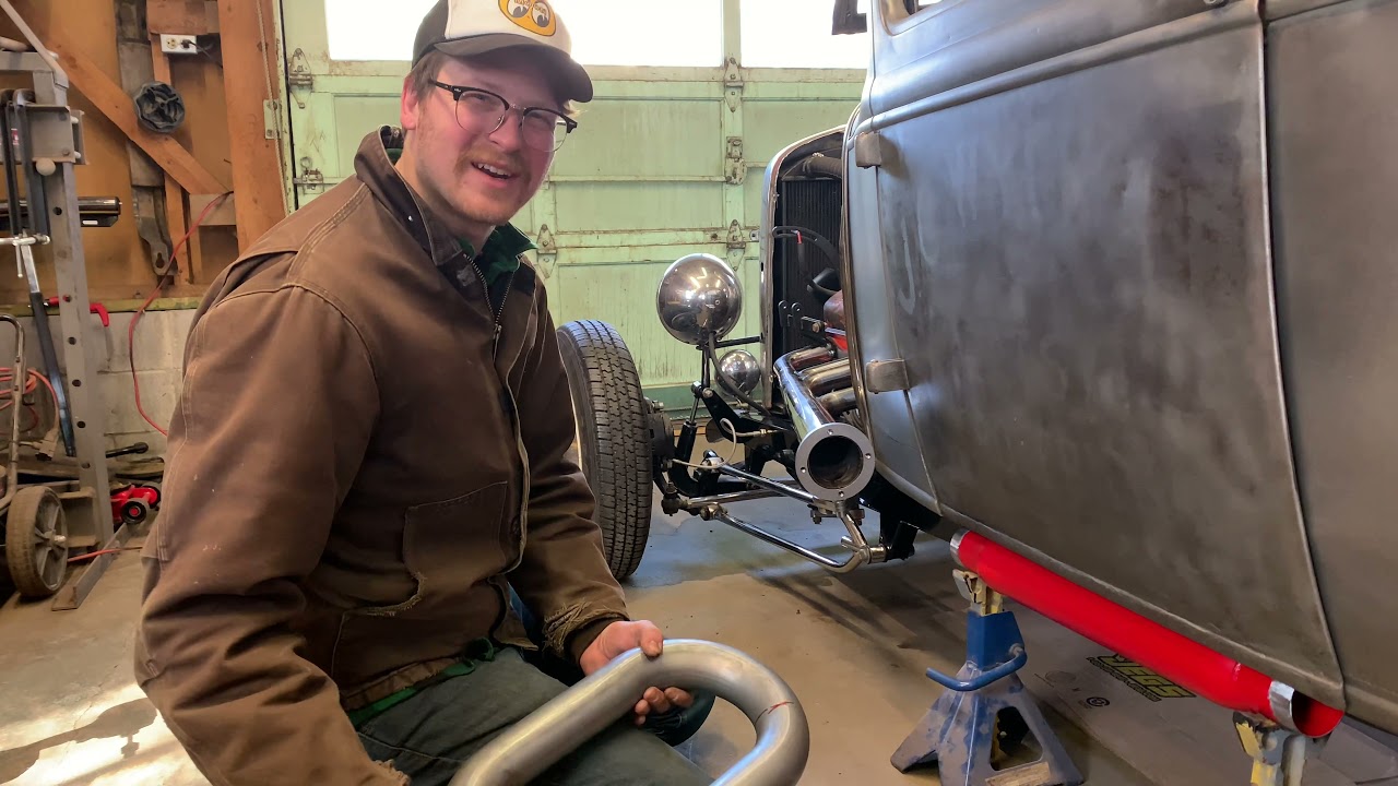 Model A Hot Rod Exhaust Build - YouTube