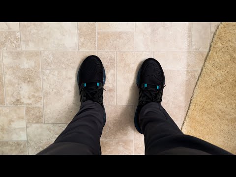 Wet Adidas Ultraboost 22 Running Shoes in the Bath