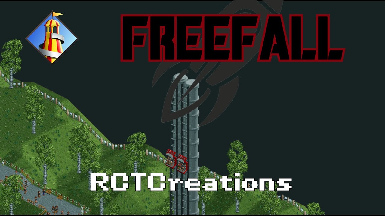 FreeFall - Intamin Reverse FreeFall Coaster (OpenRCT2) - YouTube