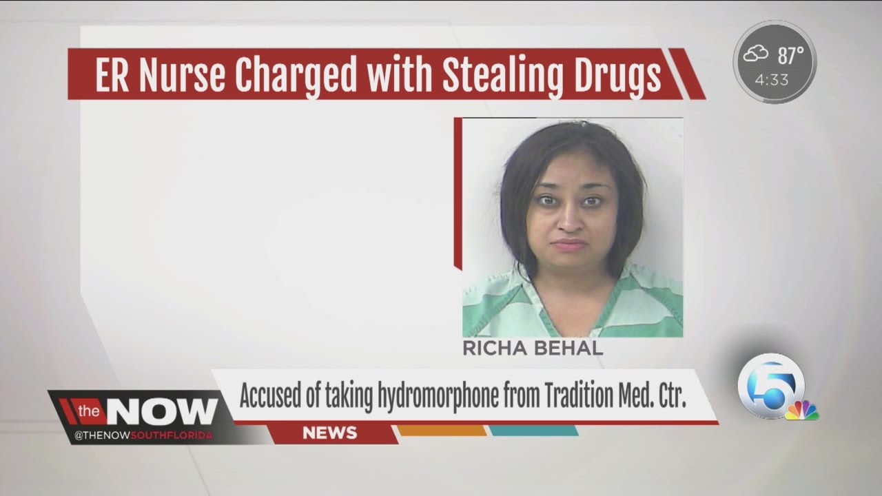 Er Nurse Charged With Stealing Medication Youtube